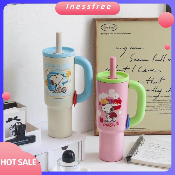 INESSFREE Snoopy Pattern Snoopy King Cup Stainless Steel 1200ml Vacuum ...
