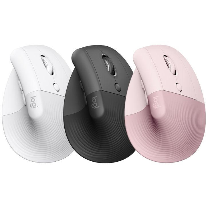 Logitech Lift girlfriends set ergonomic vertical mouse wireless ...