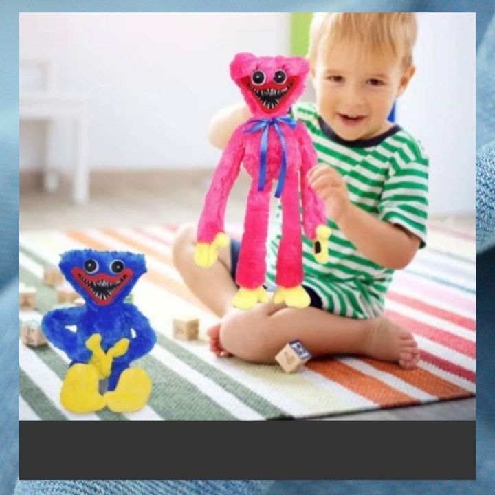 Boneka Huggy Wuggy ( Hagi Wagi ) 40 cm Stuffed Plus Game Poppy Playtime ...