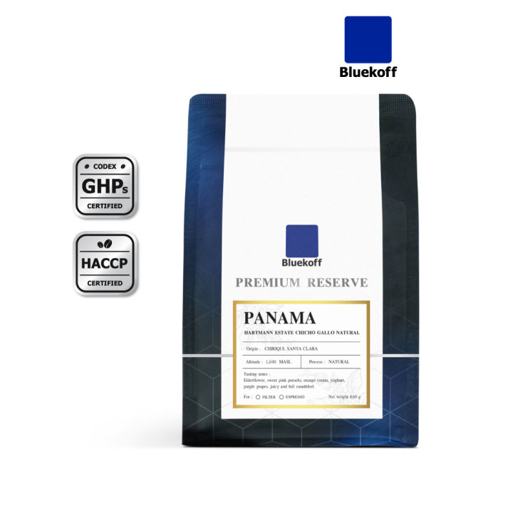 [Pre-Order 5 days] Bluekoff เมล็ดกาแฟ อราบิก้า 100% Panama Hartmann ...