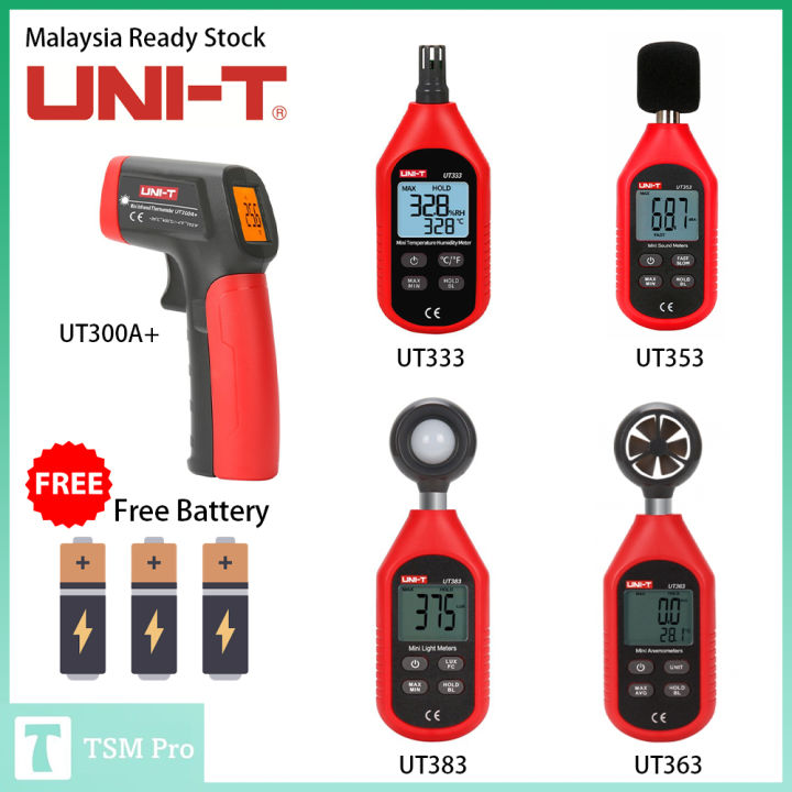 UNI-T UT300A+/ UT333/ UT353/ UT363/ UT383 Laser Infrared Thermometer ...