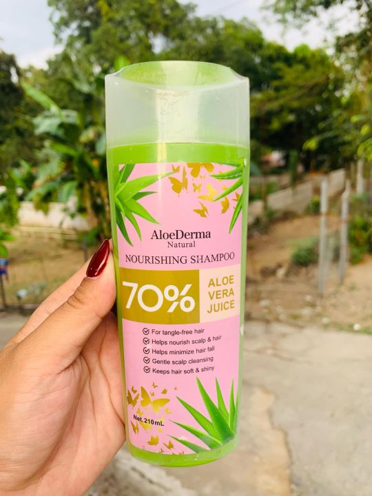 AloDerma Aloe Nourishing Shampoo 210ml | Lazada PH