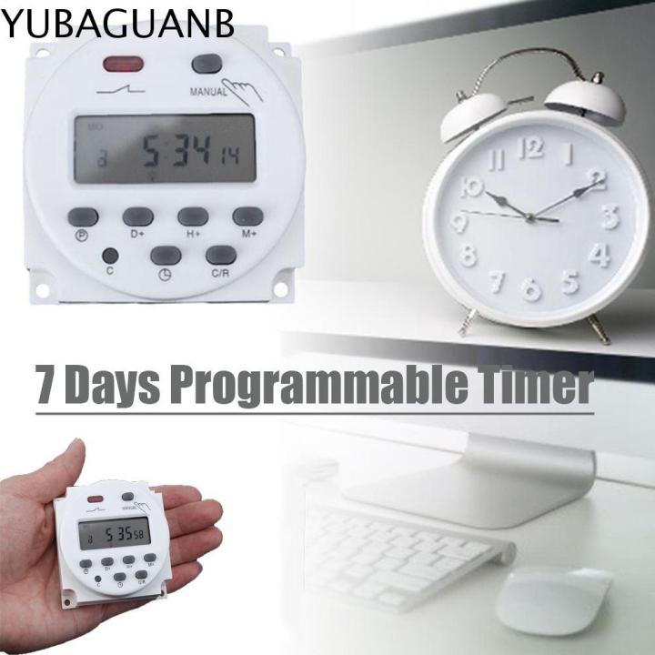 YUBAGUANB Programmable Rechargeable Battery Programmer Timer Switch ...