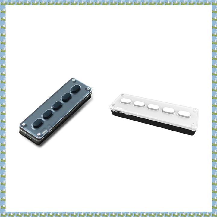 (SPND) 5 Keys Custom Keypad Macro Programmable Bluetooth Keyboard Copy ...