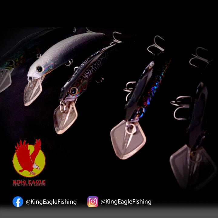 King Eagle 16cm Diamond diving lip fishing minnow lure rapala bait ...