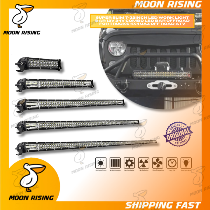 Super Slim 7-32inch Led Work Light Bar 12V 24V Combo LED Bar Offroad ...