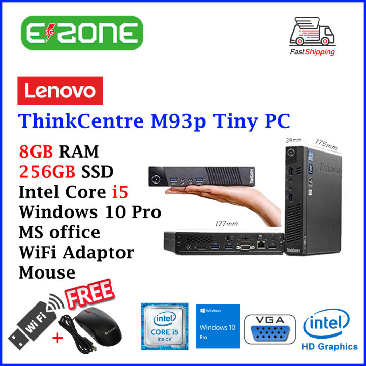 [Ezone.SG] Lenovo Thinkcentre M93P Tiny Business Desktop | Intel Core ...
