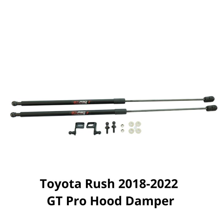 Toyota Rush 2018 to 2025 GT-Pro Hood Damper Shock Kit / Lift Support ...