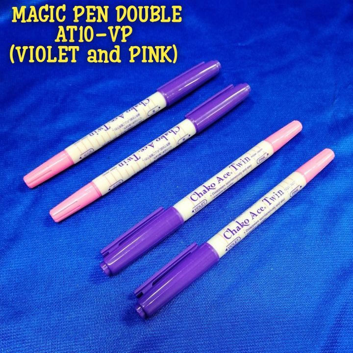 MAGIC PEN SEWING MARKER FOR CLOTHES/GARMENTS (CHACO ACE TWIN PINK AND ...