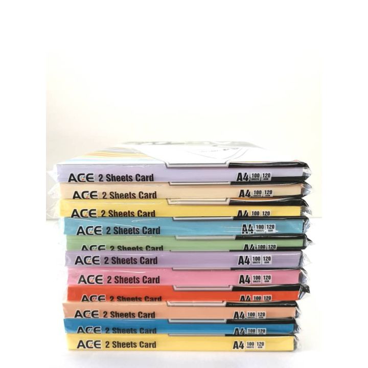 Uni ACE A4 2 Sheet Card 120gsm 100's | Lazada