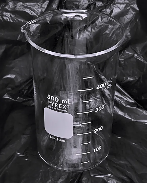 Original PYREX Glass Beaker 500 mL Berzelius Tall Form with Spout ...