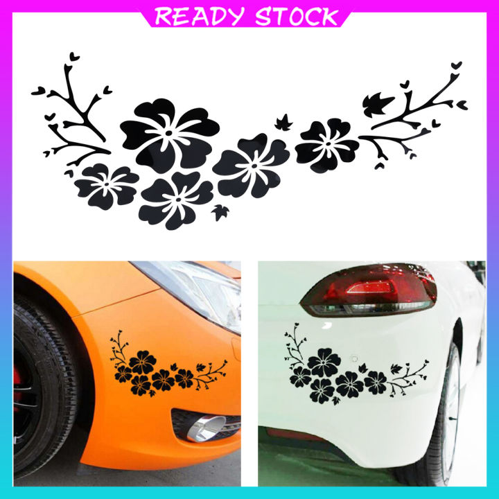 Universal Car Flower Blossom Sticker Decal Auto Truck Motorcycles ...