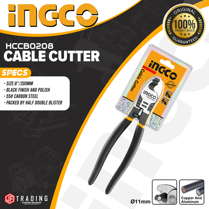INGCO Cable Cutter 8" Inch 200mm Cable Wire Cutter HCCB0208 ♦JF TRADING ...