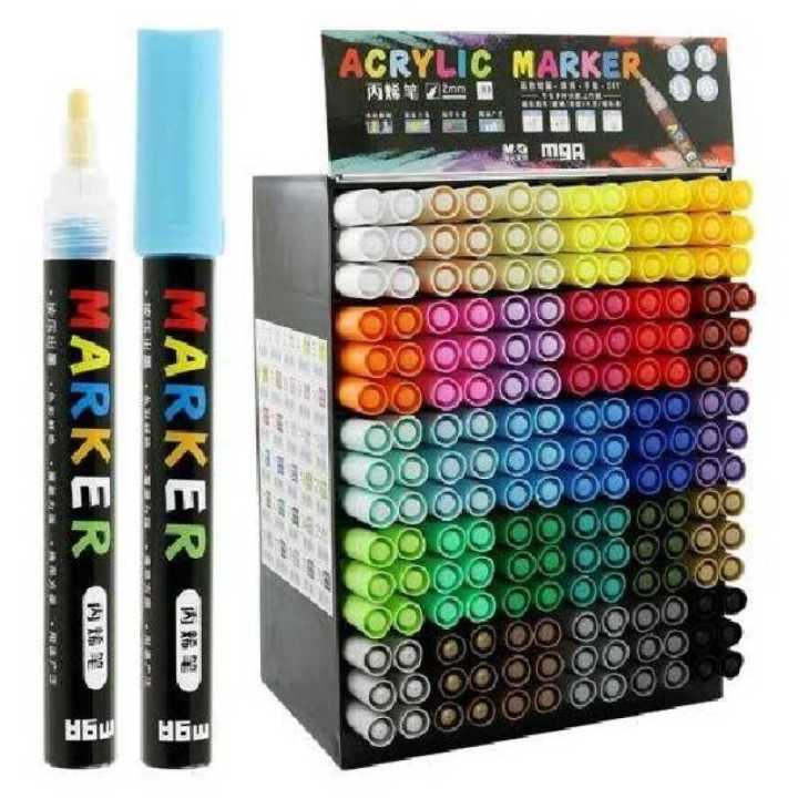 Acrylic Marker Spidol Akrilik Marker Multifungsi M&G 30 Pilihan Warna | Lazada Indonesia