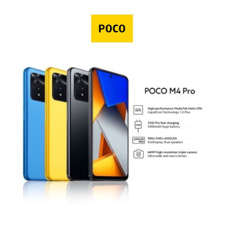 POCO M4 Pro 4G (6/128GB,8/256GB) ประกันศูนย์ไทย15เดือน | Lazada.co.th