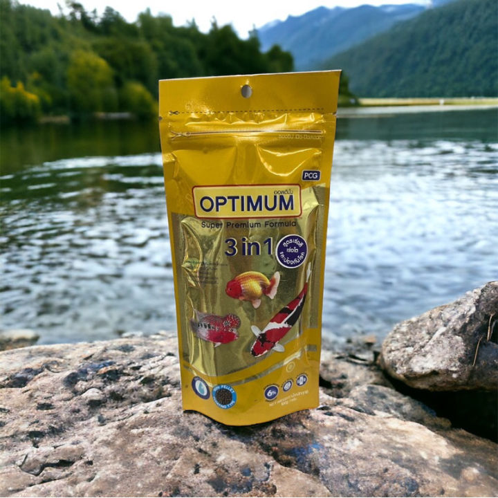 Optimum Hi Pro ออพติมั่ม ไฮ โปร อาหารปลาสวยงาม Super Premium 3 in 1 ...