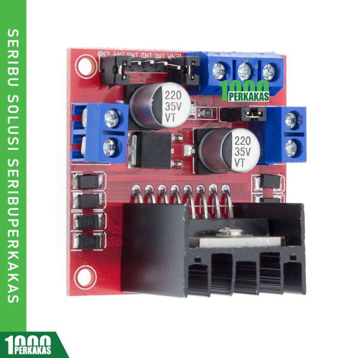 1P Dual Motor Driver Board L298N / Modul L298 H Bridge DC Stepper ...