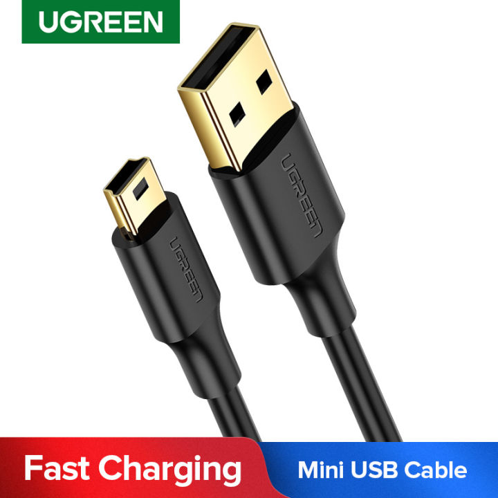UGREEN USB 2.0 A Male to 5-Pin Mini B Fast Data Charger Cable for MP3 ...