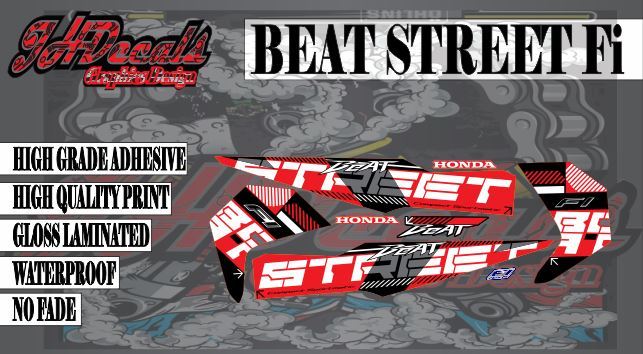 Honda Beat Street Stock Decals Set | Lazada PH