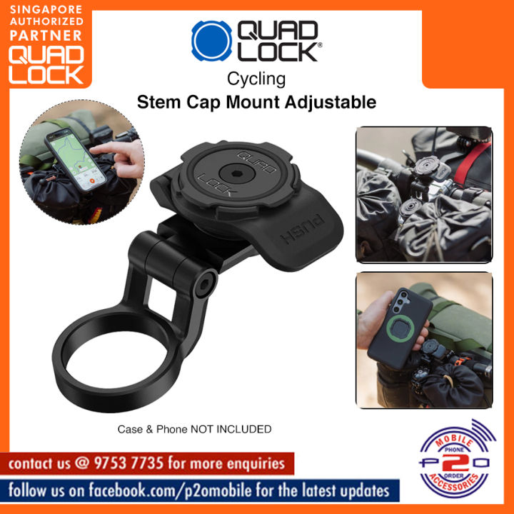 Quad Lock Phone Mount Cycle Stem Cap Mount Adjustable | Lazada Singapore