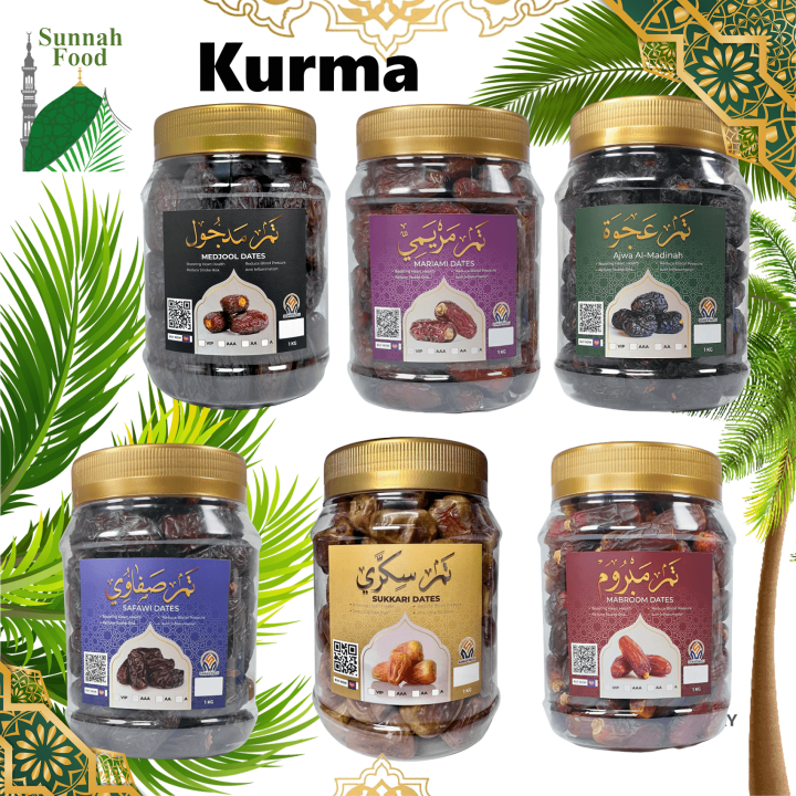 Kurma Ajwa (VIP) , Safawi, Mariami, Mabroom, Dates imported from Saudi ...