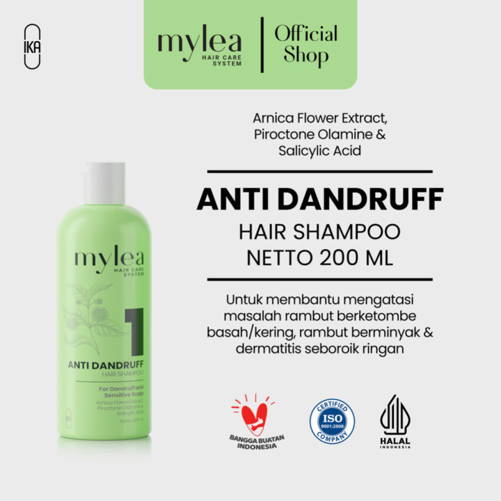 Mylea Shampoo Anti Dandruff 200ml with Piroctone Olamine & Arnica ...