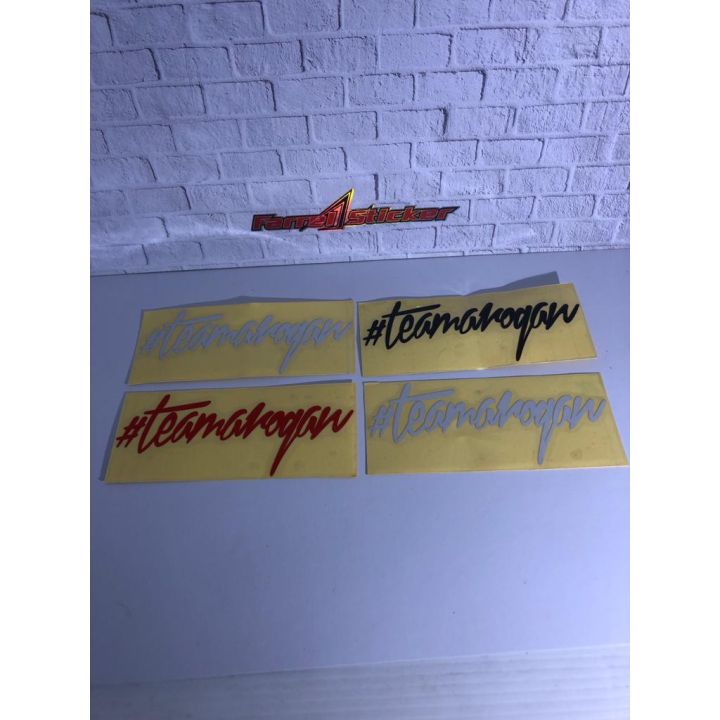 stiker TEAM AROGAN sticker teamarogan 1 | Lazada Indonesia