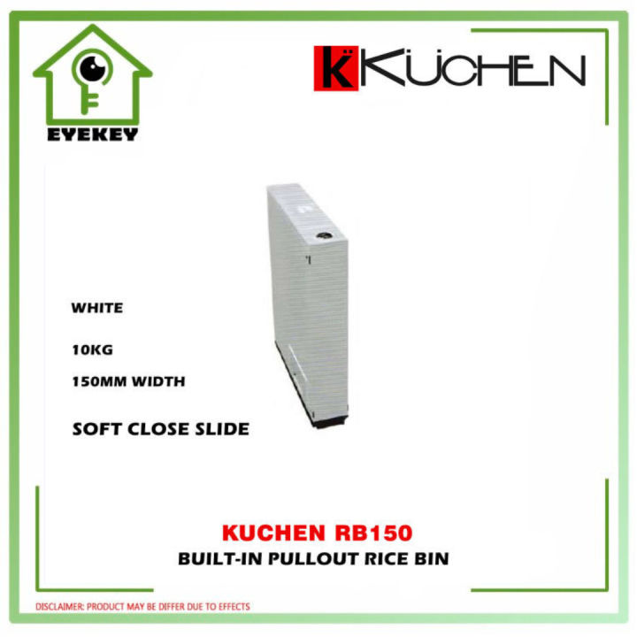 KUCHEN RB150 Built-in Pullout Rice Bin | Lazada PH
