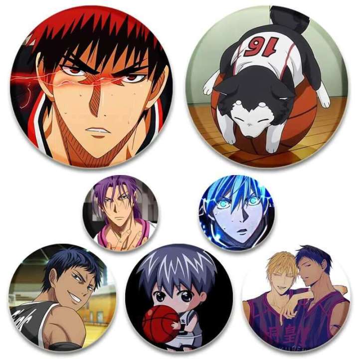 Basketball ni Anime Kuroko Tetsuya Aomine Badges Akashi Kagami ...