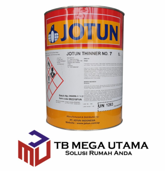 Jotun Thinner No. 7 Kemasan 5 Liter | Pengencer Cat Minyak dan Alkyd ...