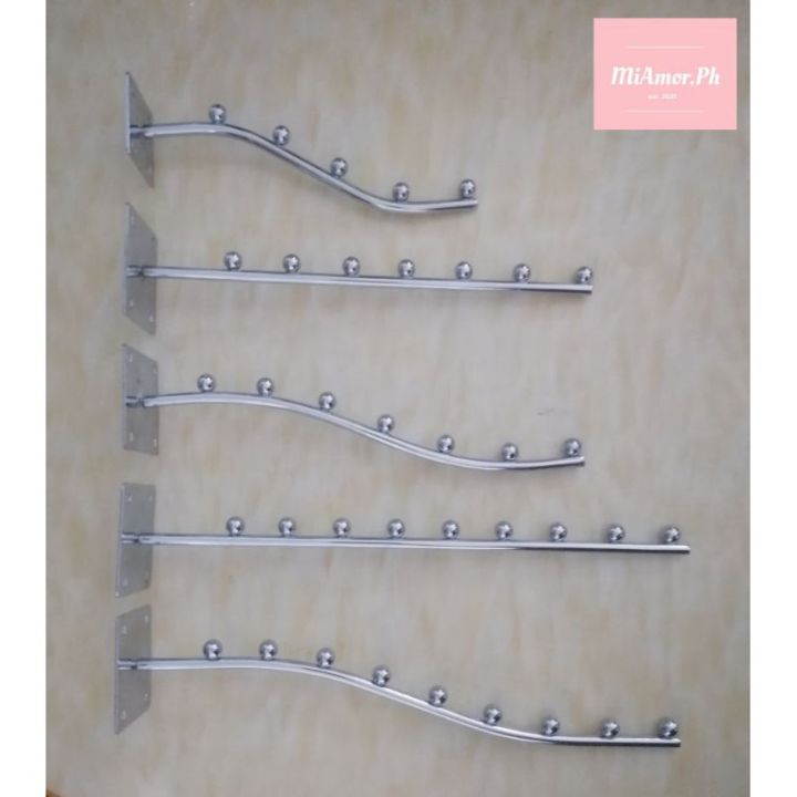FIXED WALL METAL HOOKS FOR MERCHANDISE DISPLAY | Lazada PH