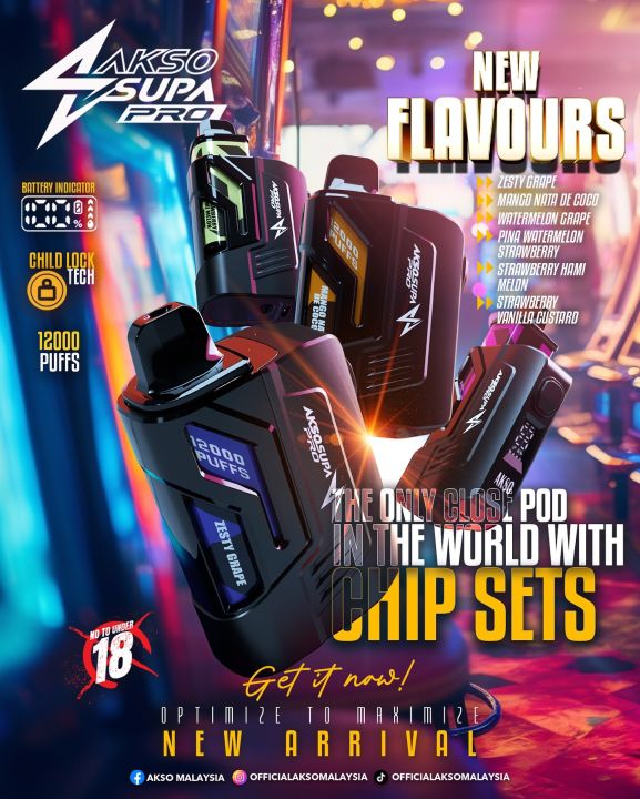 AKSO SUPA PRO PREFILLED FLAVOUR 2ML | Lazada