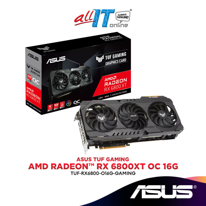 Asus TUF GAMING Radeon™ RX 6800 XT OC Edition 16GB GDDR6 Graphics Card | TUF-RX6800XT-O16G ...