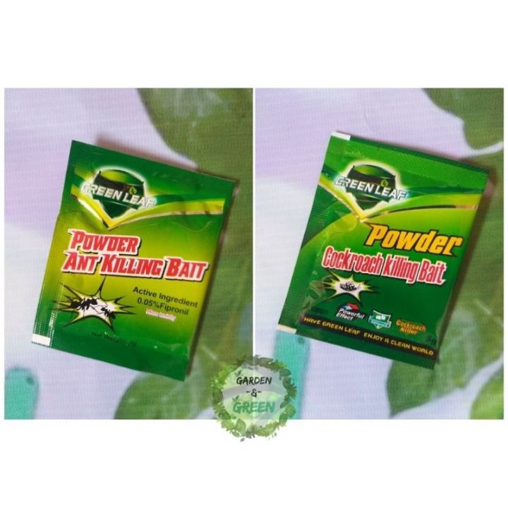 Green leaf powder Ant ︎cockroach bait powder 5g | Lazada PH