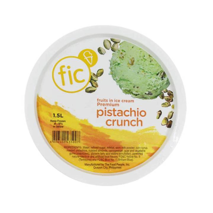 FIC Pistachio Ice Cream (1.5L) | Lazada PH