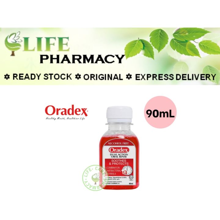 ORADEX DUAL ACTION ORAL RINSE MOUTHWASH 90ML | Lazada