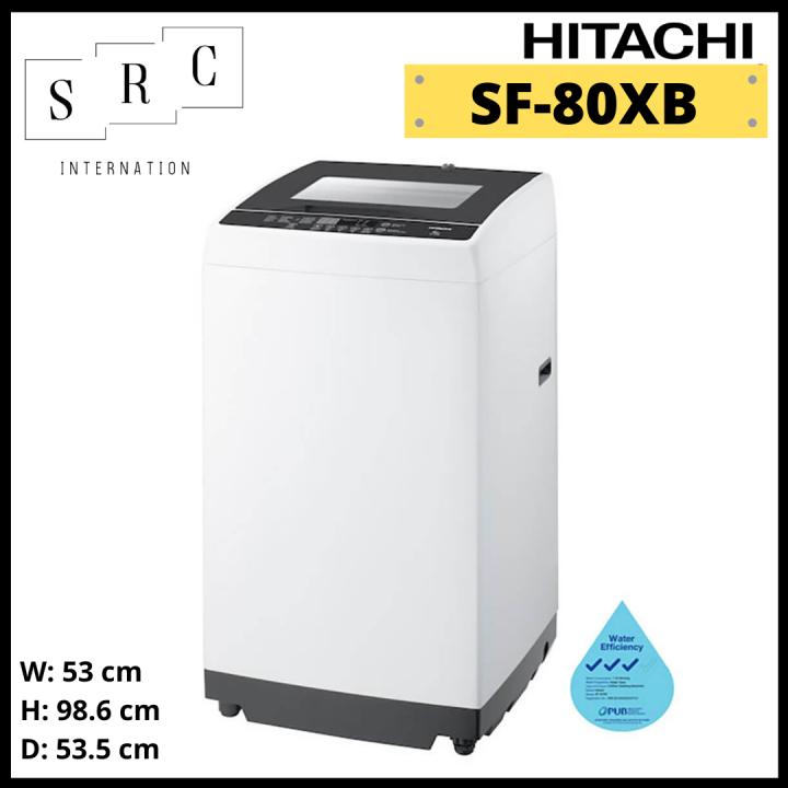 Duty free goods Hitachi SF-80XB Fully Auto Top Load Washing Machine 8 ...