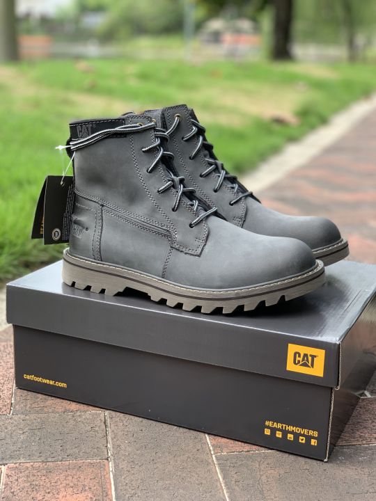 Caterpillar CAT FOOTWEAR men's outdoors work boots leather shoes Martin ...