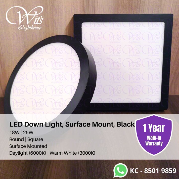 Surface Mounted LED Square Downlight Round Downlight Panel Light 18W ...