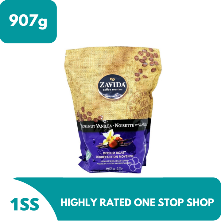 Zavida Hazelnut Vanilla Whole Bean Coffee 907g | Lazada PH