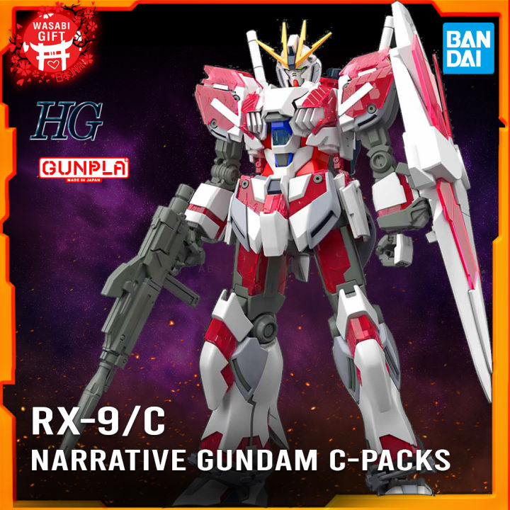 GUNDAM NARRATIVE C-PACKS โมเดลกันดั้ม HG 1/144 งานแท้ Bandai (กล่องบุบ ...