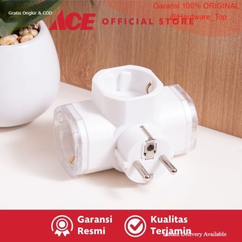 Krisbow Steker T-Arde 3 Arah - Putih | Lazada Indonesia