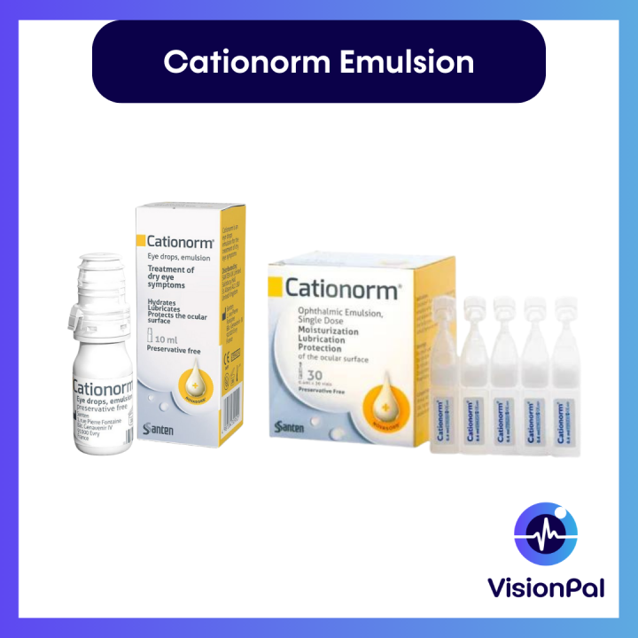 Cationorm Emulsion Eye Drop (10ml | Unidose) | Lazada Singapore
