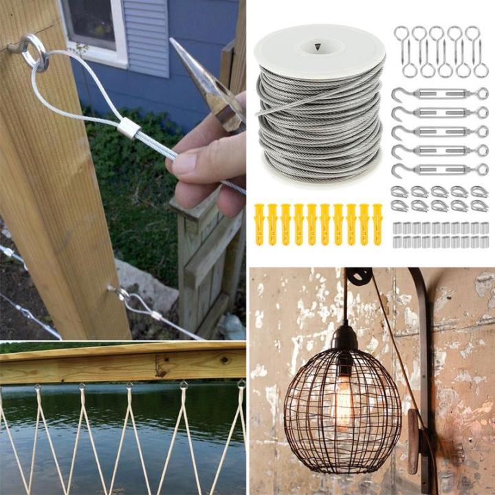 PVC Coated 304 Stainless Steel Cable Rope Garden Wire Cable Railing ...
