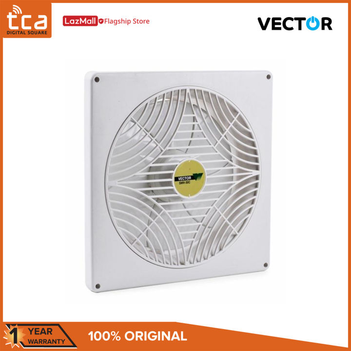Vector SMV-30C 12" Exhaust Fan (White) [ TCA Digital Square ] | Lazada PH