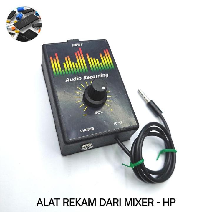 alat rekam audio control dari mixer ke HP android suara jernih low nois ...