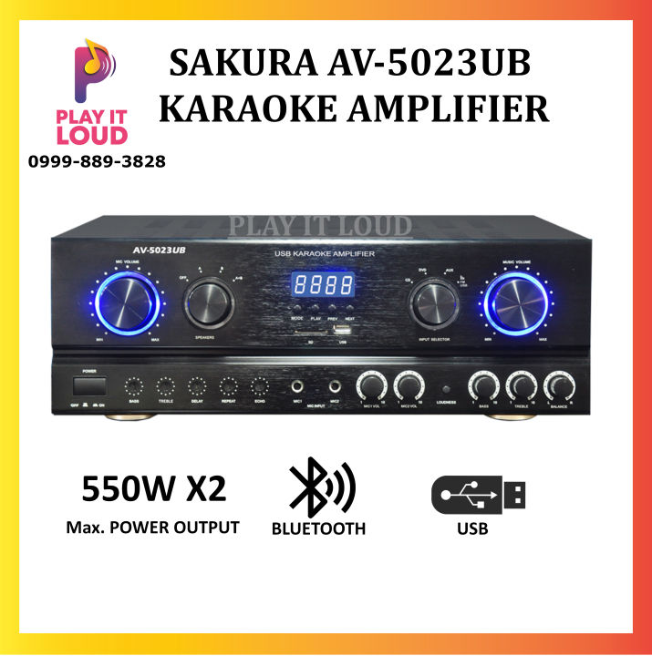 SAKURA AV-5023UB AMPLIFIER ORIGINAL | Lazada PH