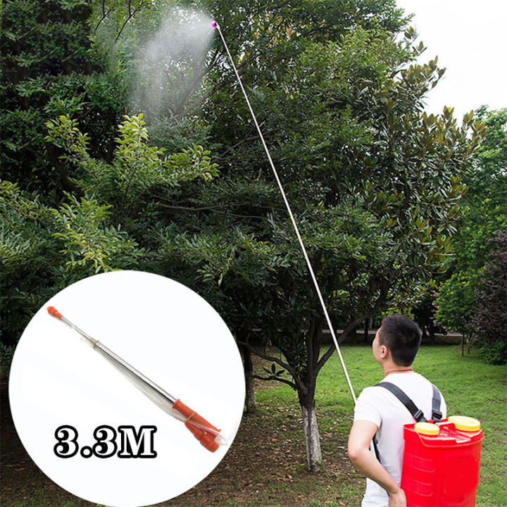 3.6m Retractable Manual Pressure Sprayer Garden Watering Extension Bar ...