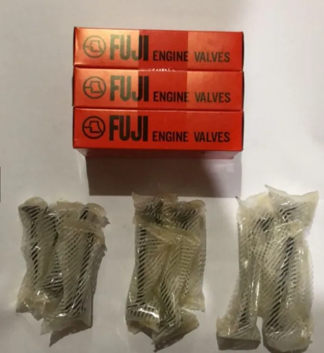 FUJI ENGINE VALVE SET FOR TOYOTA 2E Engine Intake and Exhaust 1.3 for ...