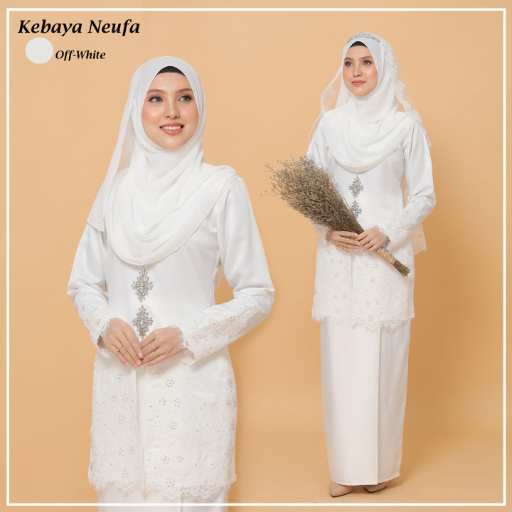 Kebaya Neufa | Couple Set | Nikah | Tunang | Kahwin | Nurain.My | Lazada